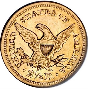 1854-S Coronet Quarter Eagle